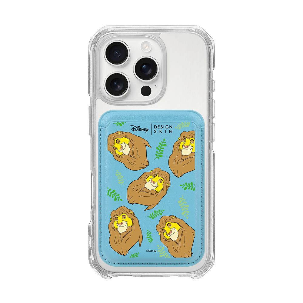 [DISNEY] THE LION KING - LAUREL MUFASA/BLUE (MAGSAFE LEATHER POCKET ...