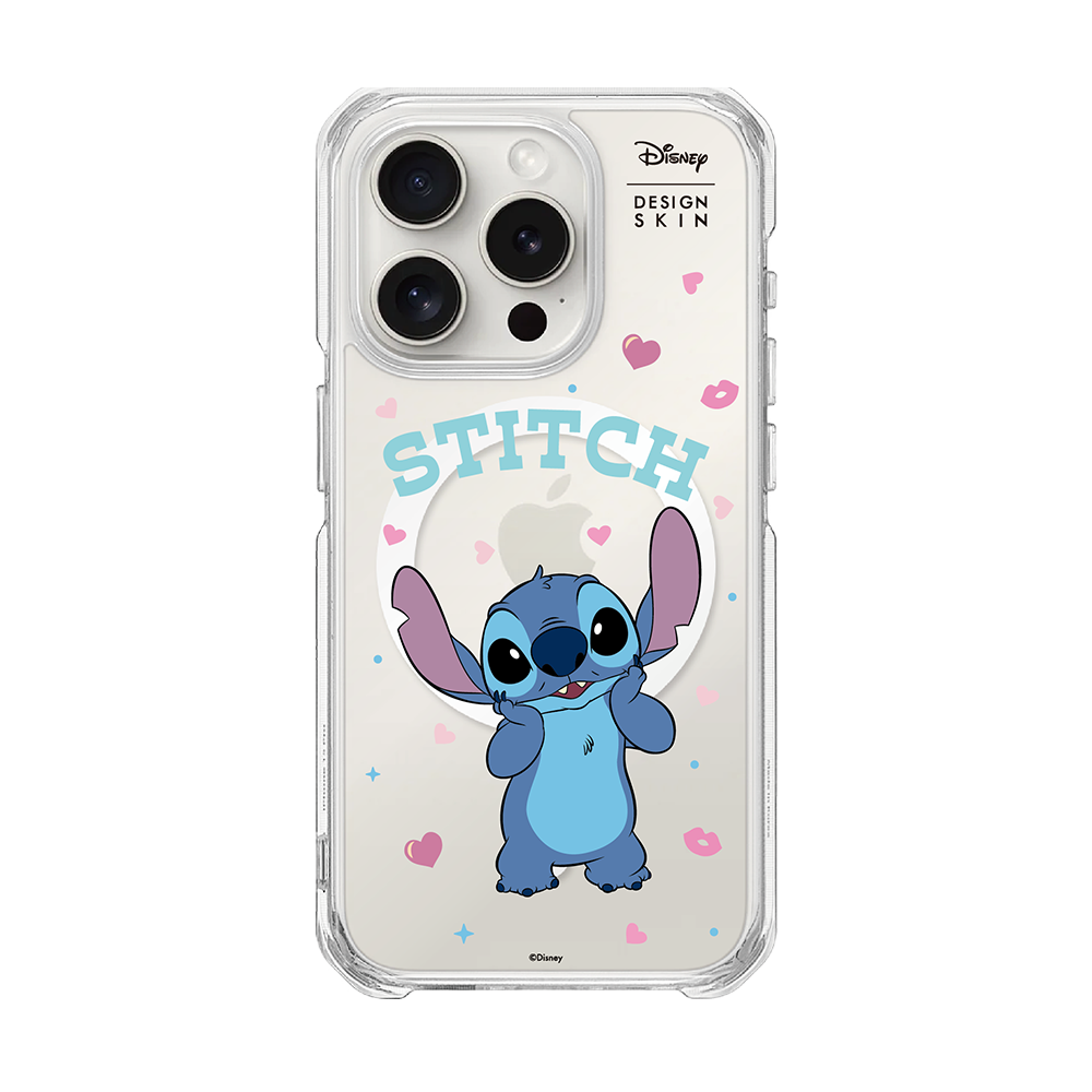 [DISNEY] STITCH – SHY STITCH (CLEAR MAGSAFE CASE) – Designskin Global